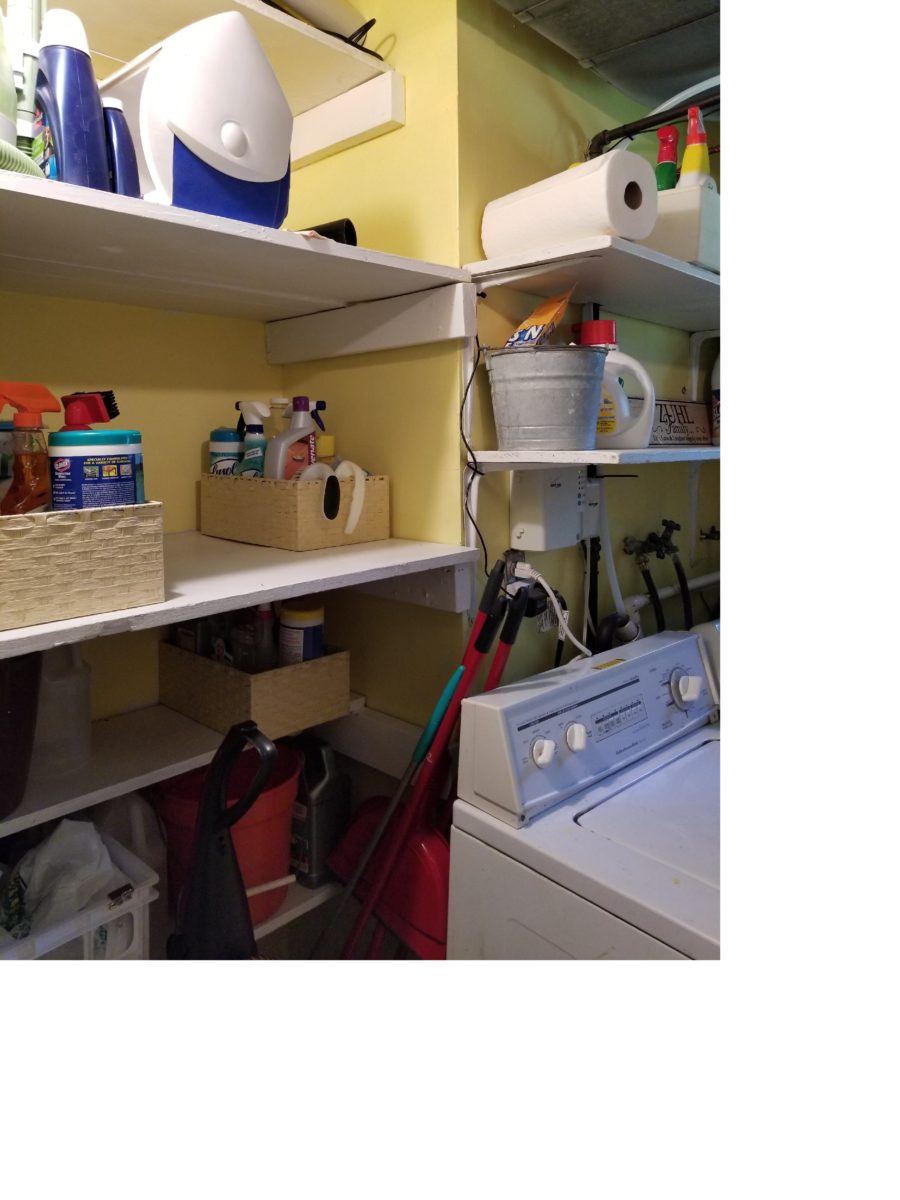 Staging and Decluttering a Laundry Room
